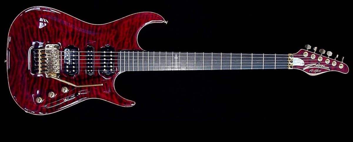 S Classic Tiger Eye Cross Inlay | Zion Guitar Technology